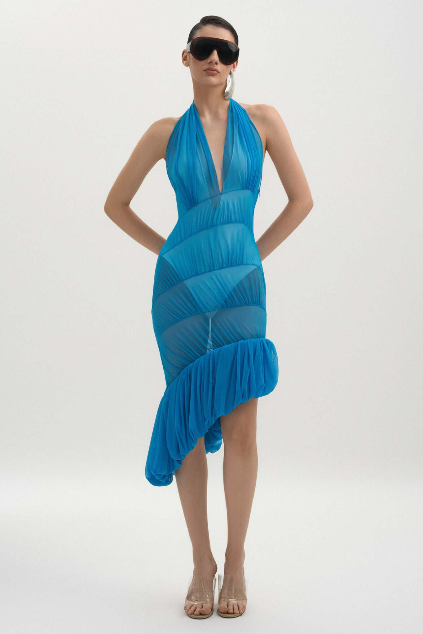 Frame Silk Midi Dress – DATT OFFICIAL